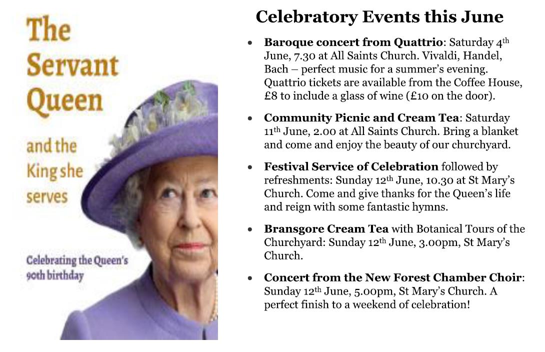 Celebrate the Queen’s Birthday with us – New Forest Edge Churches