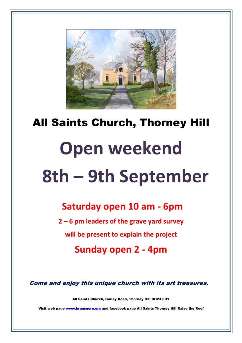 All Saints Church Open Weekend – New Forest Edge Churches